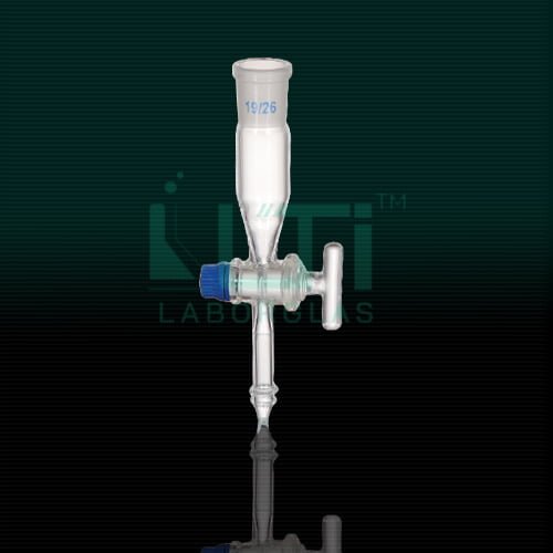 2550-ADAPTER, SOCKET, WITH GLASS STOPCOCK – Excellence in labglassware