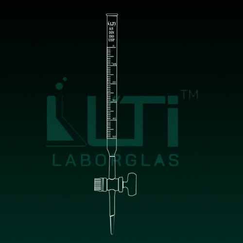 4190-CLEAR GLASS CLASS AS BURETTE, GLASS STOPCOCK WITH INDIVIDUAL ...